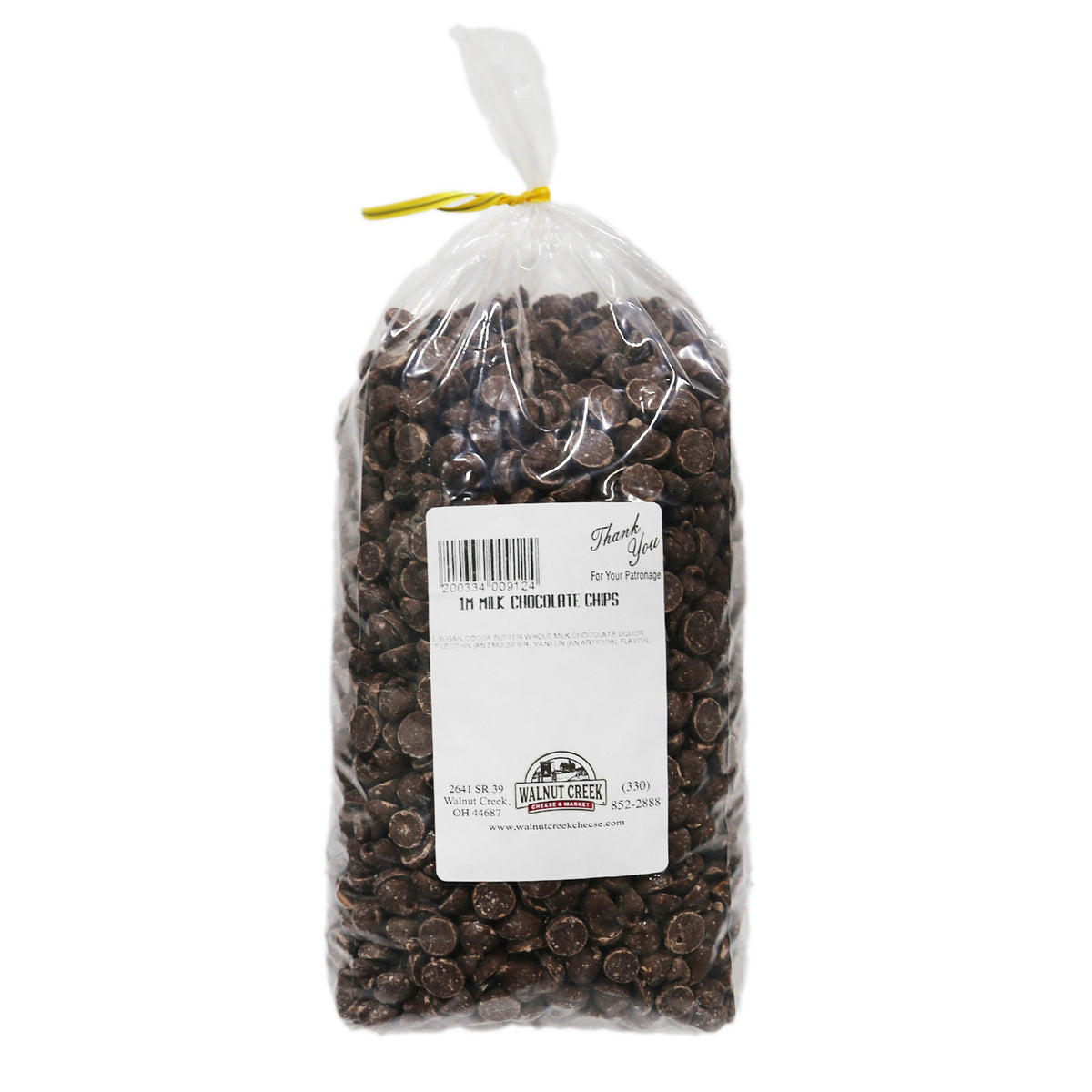 Baking Chips - Milk Chocolate Chips 1M – Walnut Creek Cheese & Market
