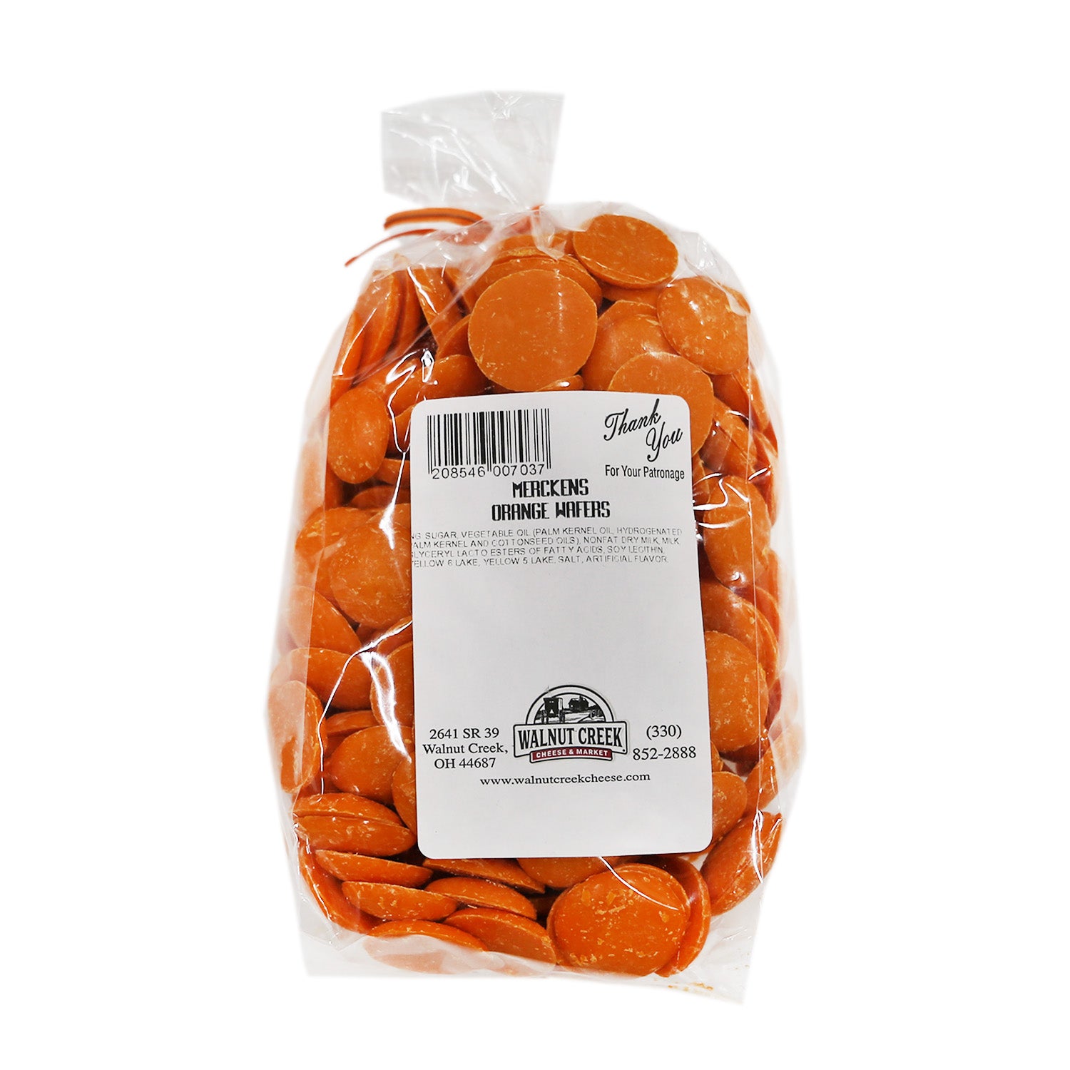 Merckens Chocolate - Orange Wafers – Walnut Creek Cheese & Market