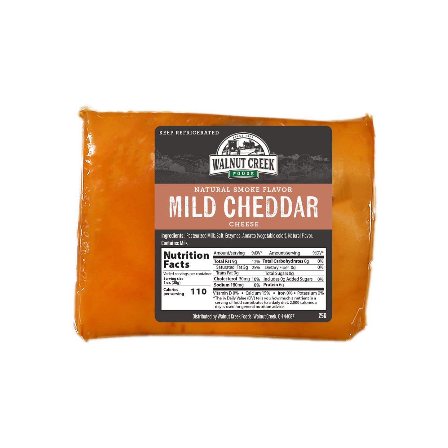 Smoked Mild Cheddar – Walnut Creek Cheese & Market