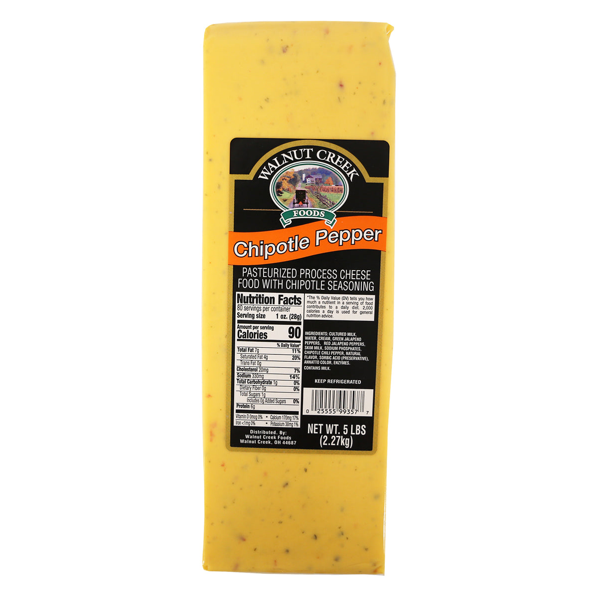 Chipotle Pepper Cheddar Cheese – Walnut Creek Cheese & Market